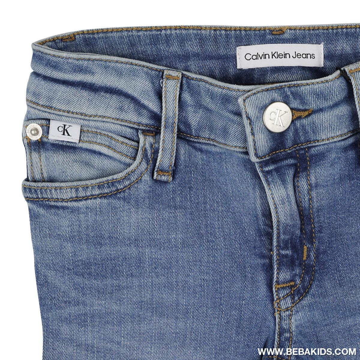 Teksas pantalone za devojčice Calvin Kle 6239OZ0N32P02 | BEBAKIDS